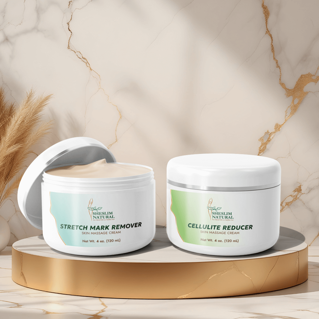 Cellulite + Stretch Mark Remover Bundle – SHESLIM NATURAL